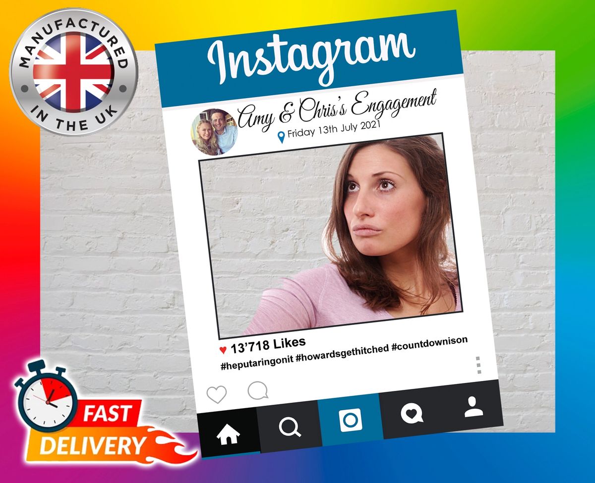 Personalised Instagram Style Selfie Frame