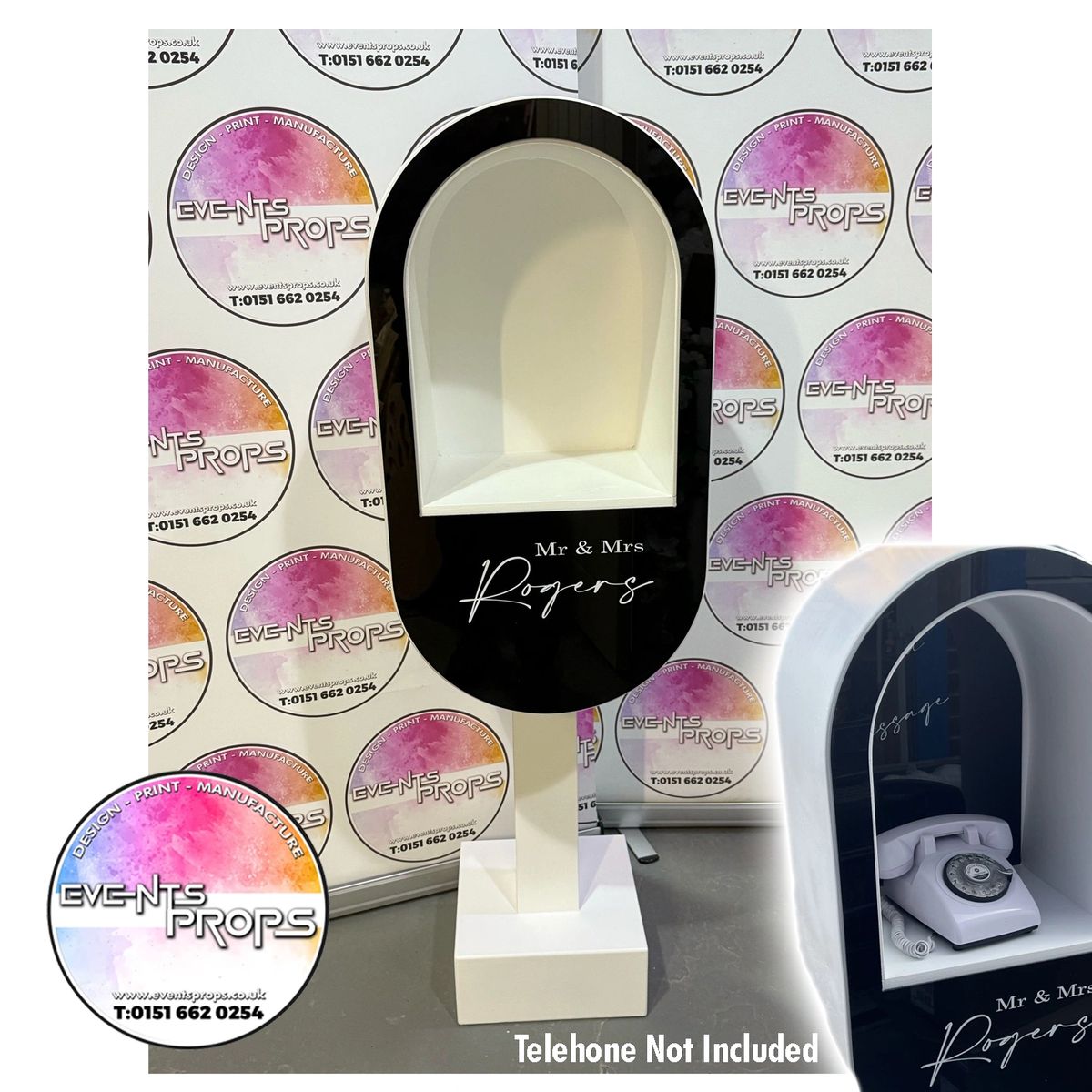Audio Guest Book Phone Booth Stand