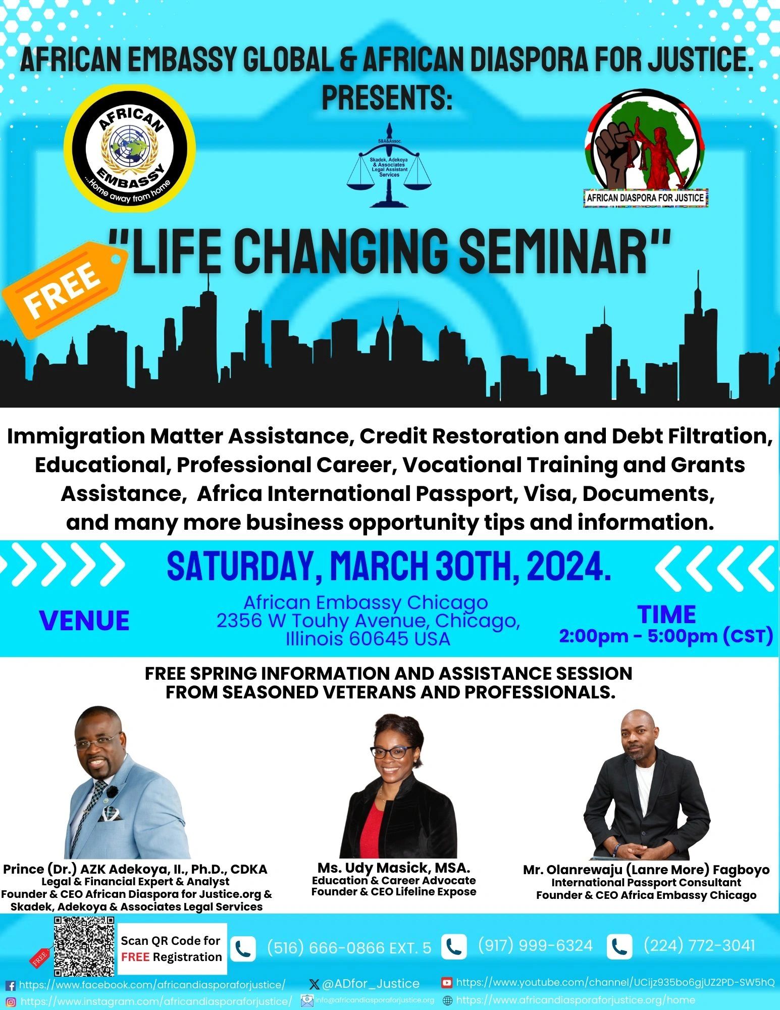 "LIFE CHANGING SEMINAR"