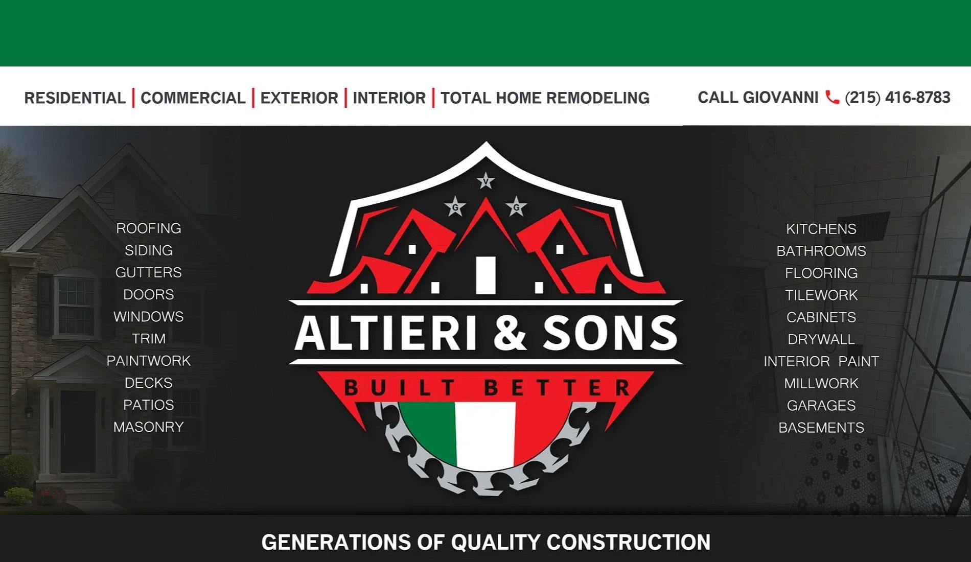 Home | Altieri and Sons Construction
