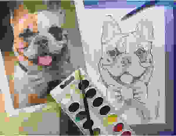 Paint and Sip, Pet Portraits - Pet Portrait Fun - New York, New York ...