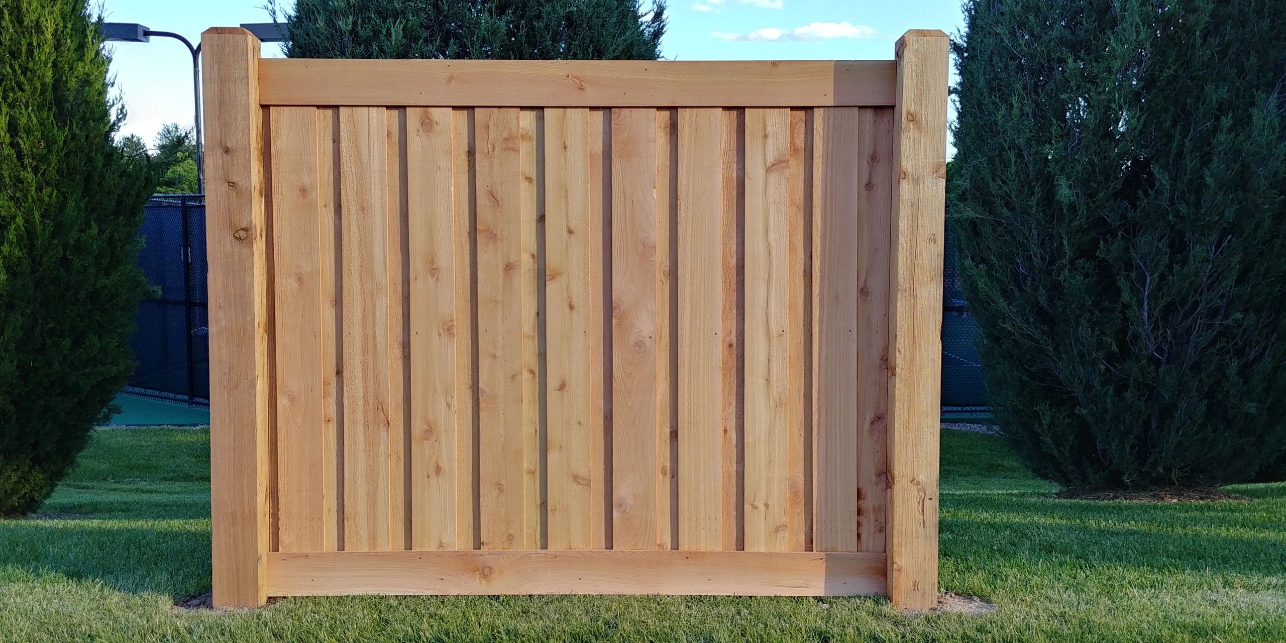Italian Style Wood Fencing