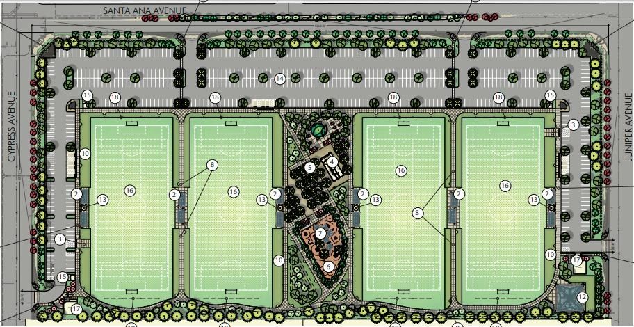 South Fontana Sports Park to be Built with Bogh Robotic Equipment