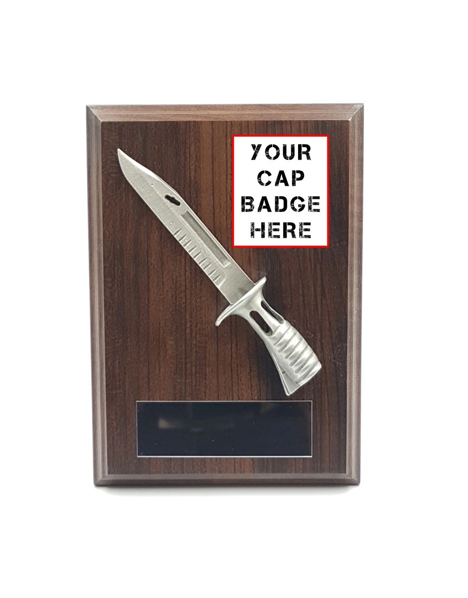Bayonet Wooden Plaque