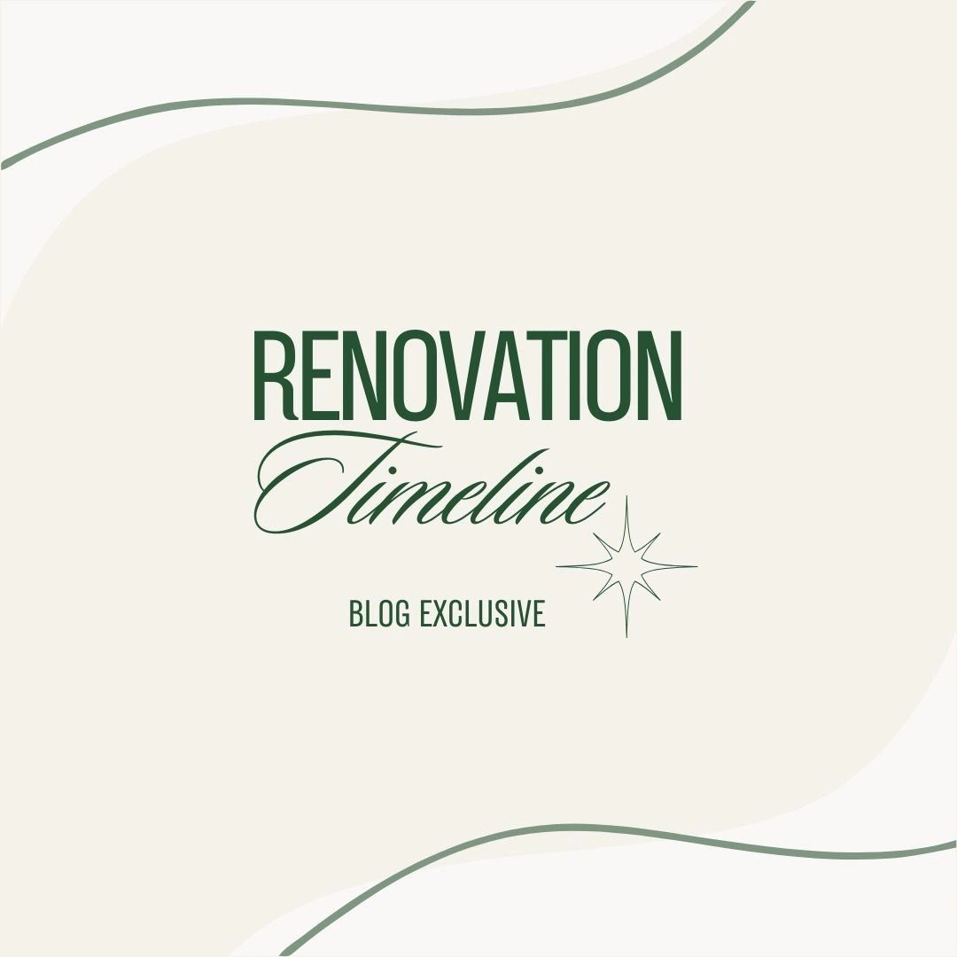 Renovation Timeline (BTO & Resale Flat)