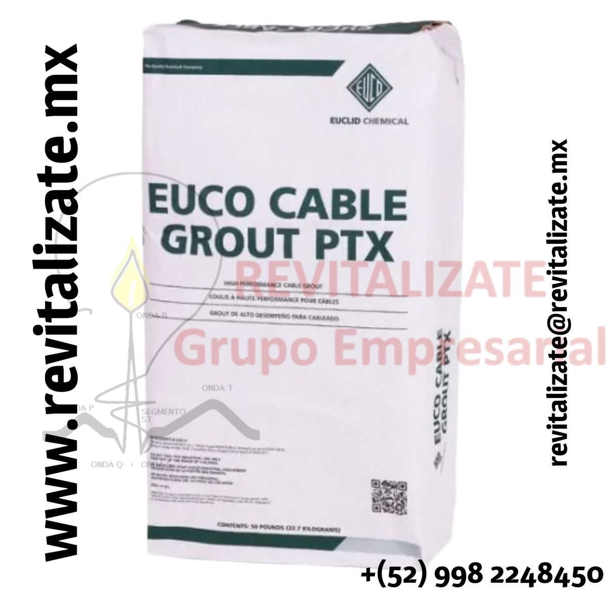 Euco Cable Grout PTX - Saco 22.67 Kg
