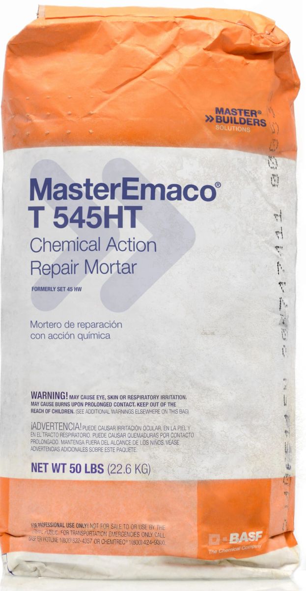 SikaEmaco T 545 antes MasterEmaco T 545 HT - Saco 22.68 kg