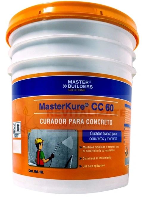Sika Antisol CC 60 antes MasterKure CC 60 - Cubeta 19 lts