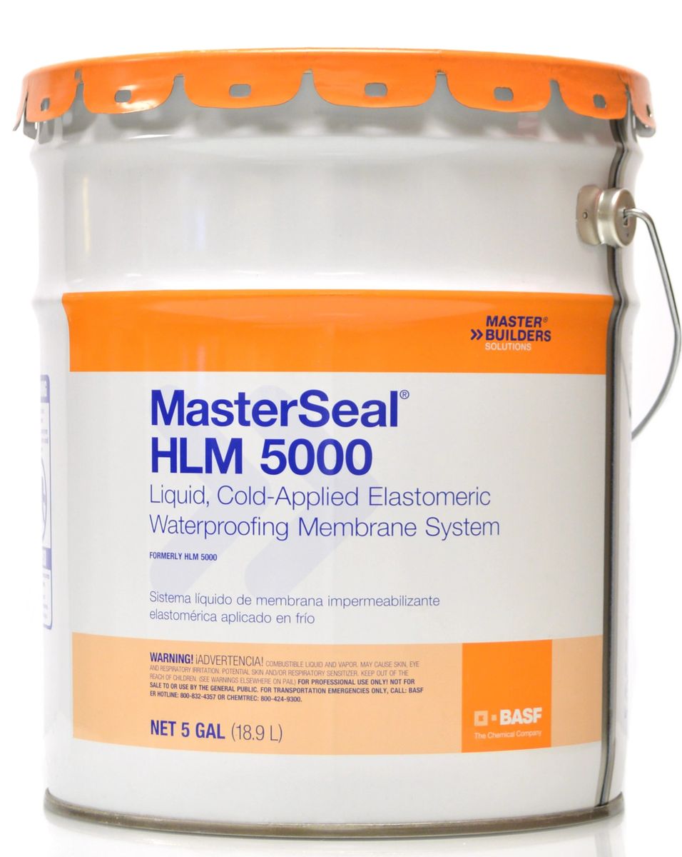 Sikalastic HLM 5000 R antes MasterSeal HLM 5000 RG - Cubeta 5 gal