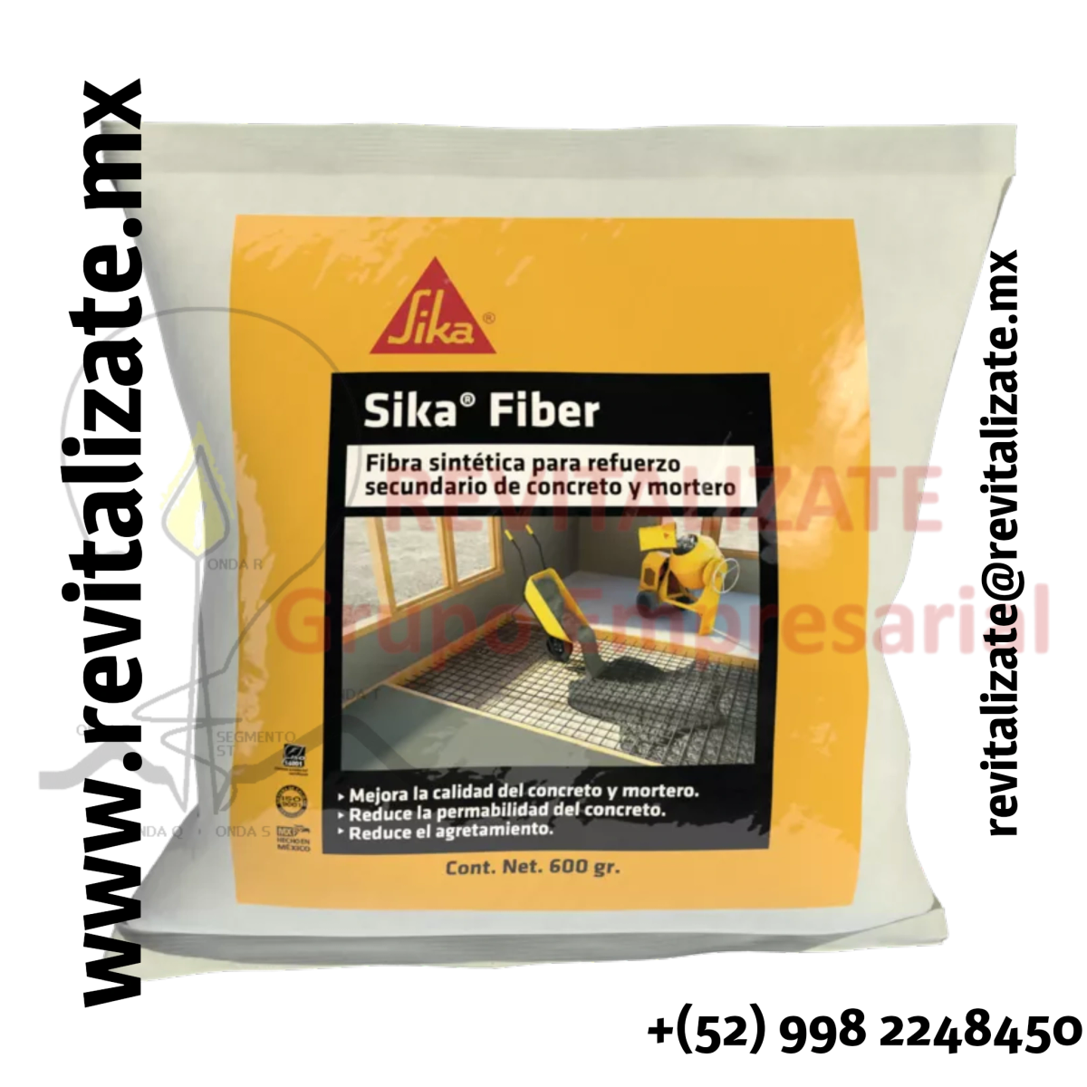 SikaFiber - Caja 20 bolsas de 600 gr