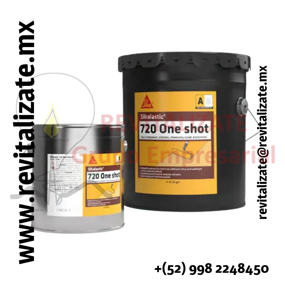 Sikalastic 720 One Shot - Unidad (A+B) de 9.6 galones