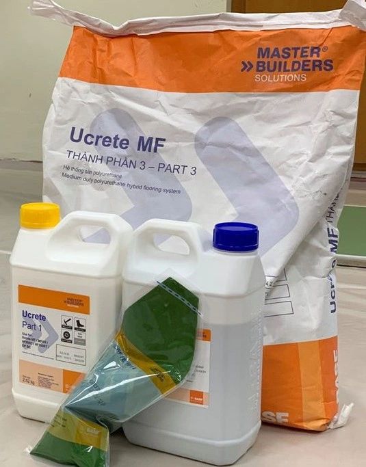 Sika Ucrete MF antes Ucrete MF - Kit 4 componentes