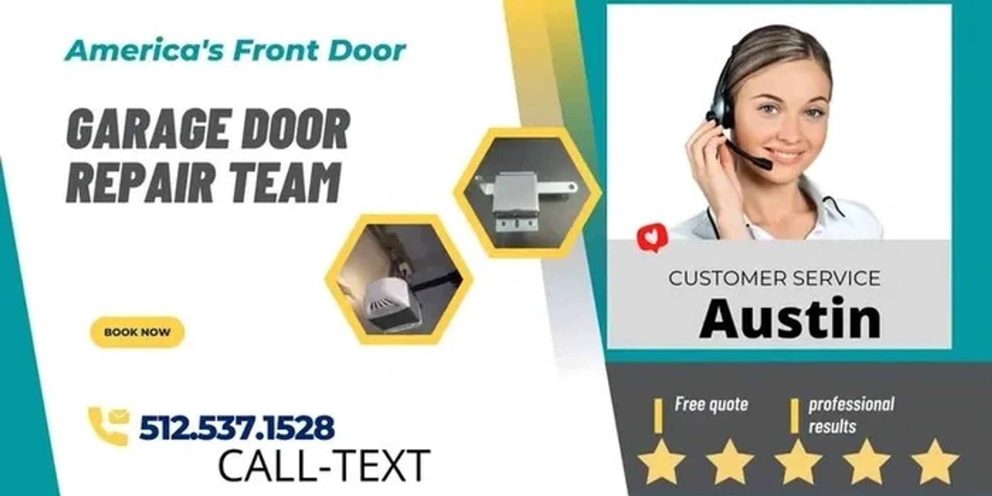 America's Front Door- Garage door repair company in Austin