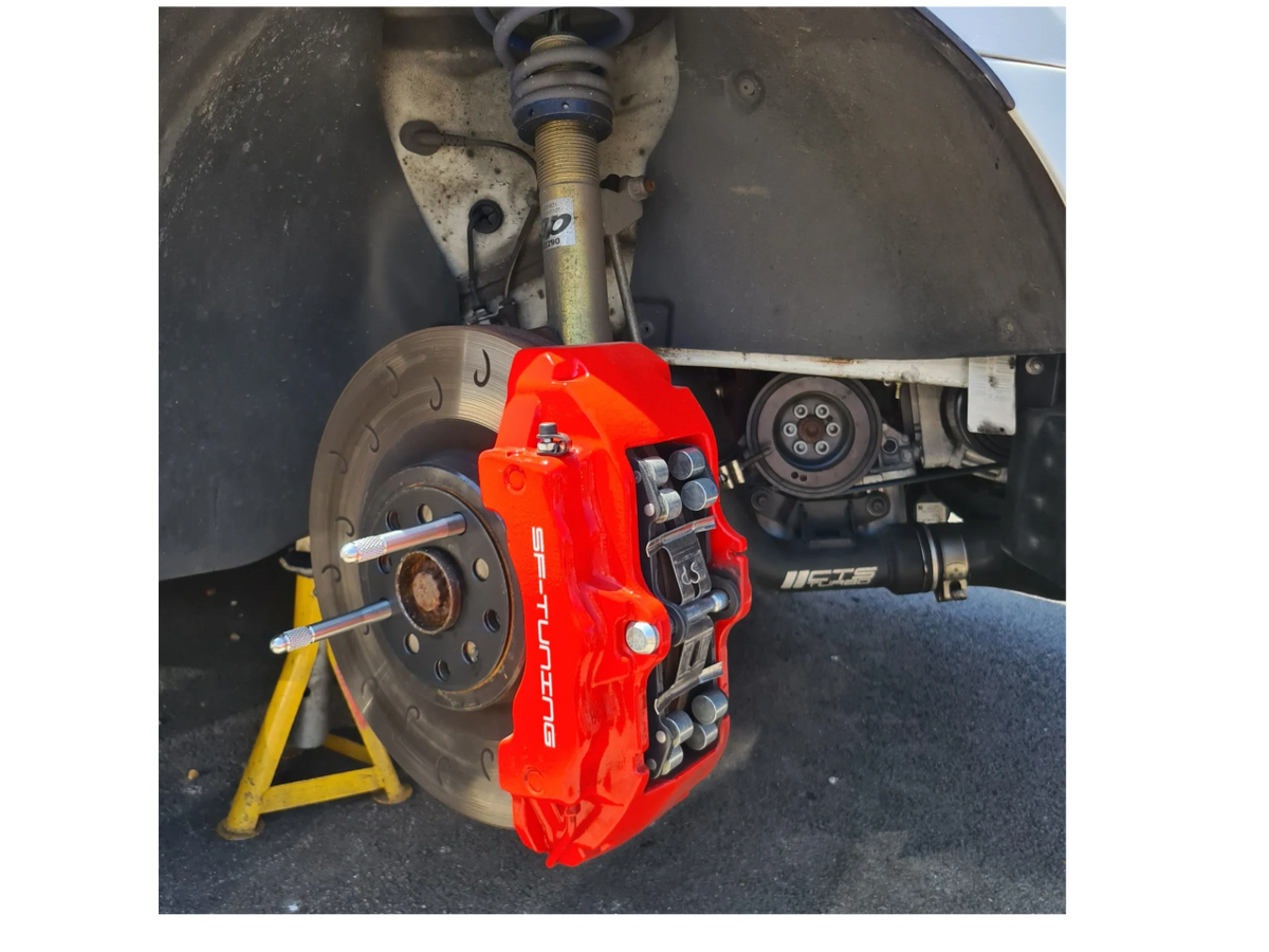 Big Brake Kit - 18Z 6Pot Front Brake Calipers VW Golf MK5, MK6 Audi A3 ...