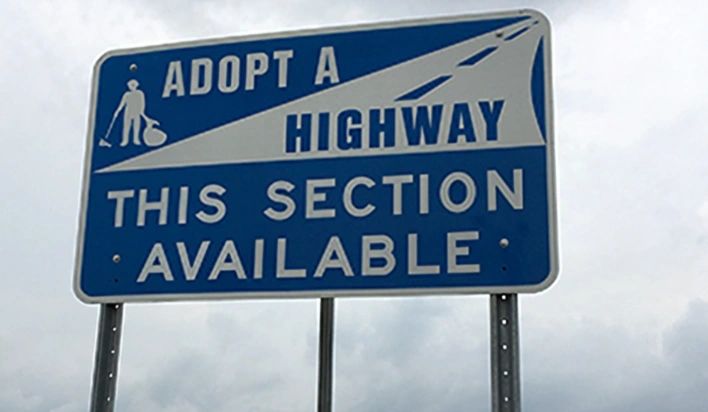 Adopt-A-Highway Clean Up and CLGNC Sign Dedication 5/22/22, noon