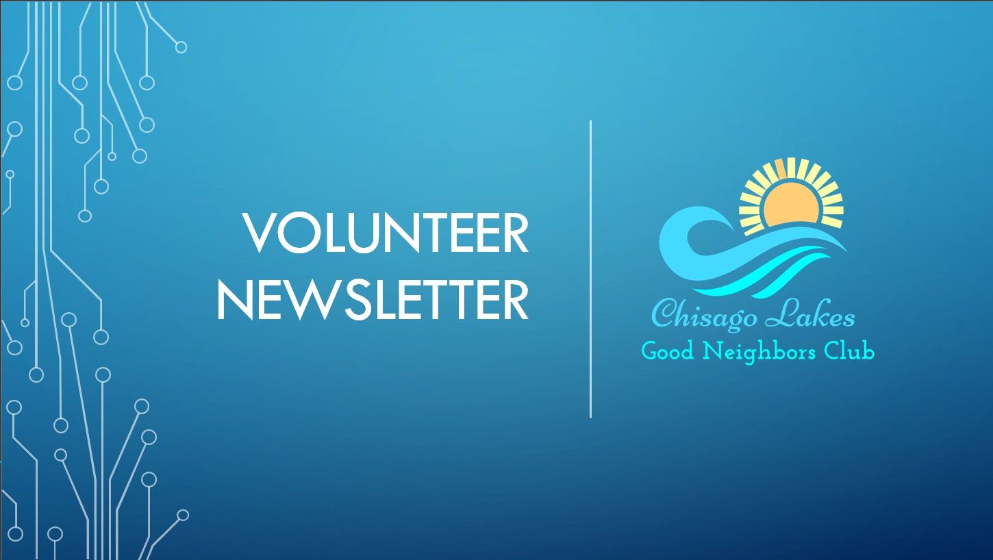 Chisago Lakes Good Neighbors Club | October Newsletter