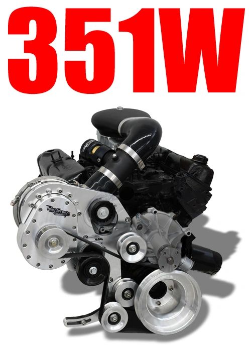 SMALL BLOCK FORD 351 WINDSOR TORQSTORM SUPERCHARGER SYSTEM SERPENTINE