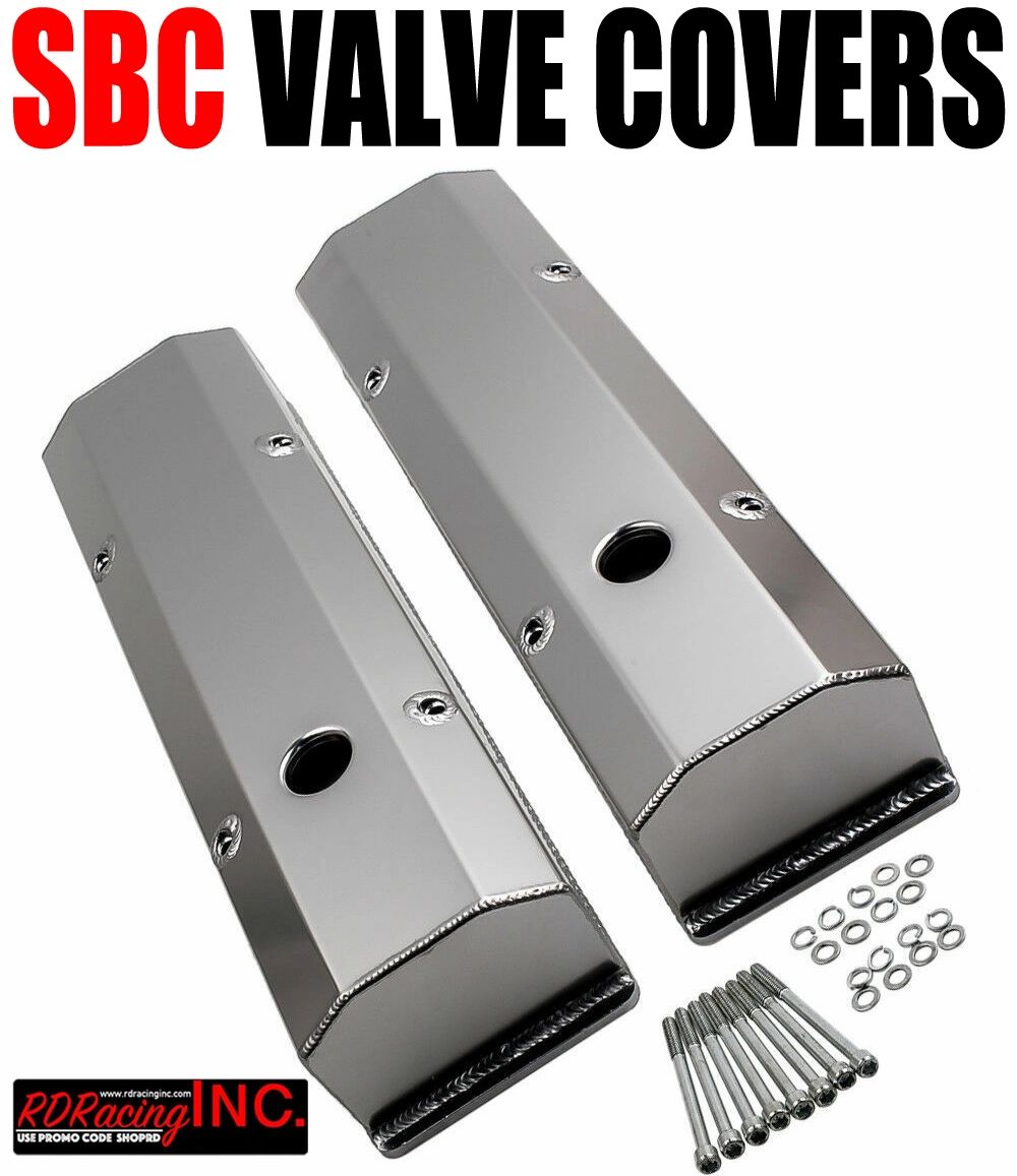 Chevy SBC aluminum valve covers 283 302 305 327 350 383 400