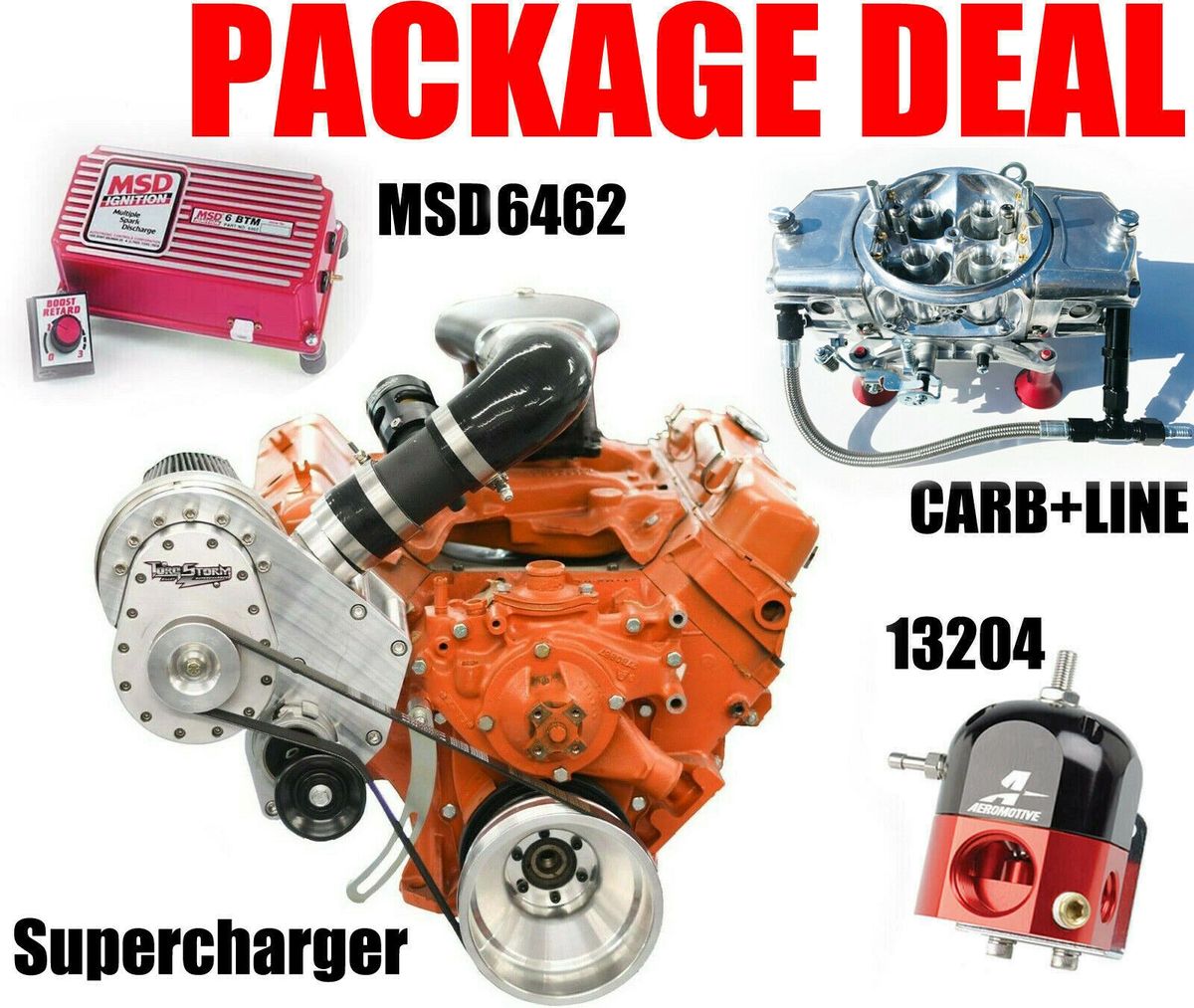 Big Block Mopar Supercharger Torqstorm Billet System Combo 440