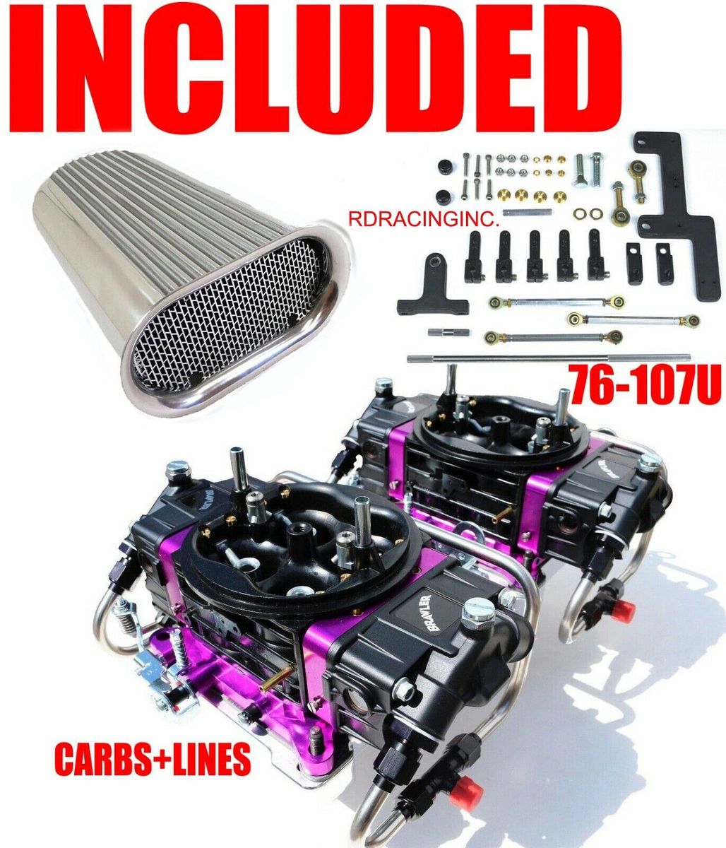 Quick Fuel 650 Cfm Black Blower Supercharger Carburetors BR-67301-B2 ...