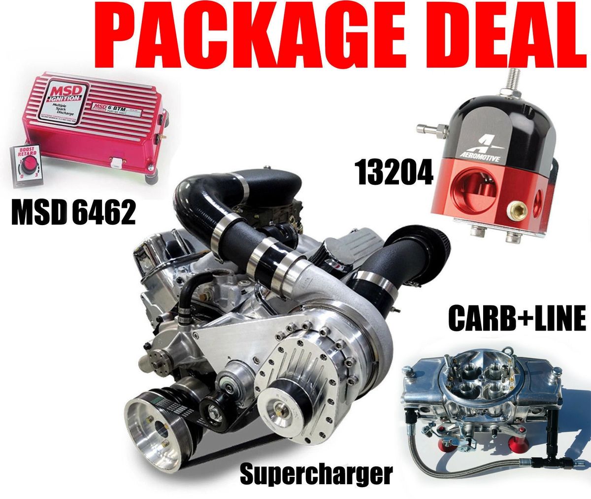 Torqstorm Supercharger Big Block Chevy Billet System Combo