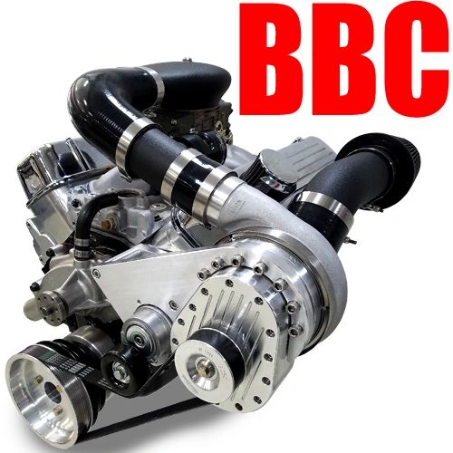 TORQSTORM SUPERCHARGER Big Block Chevy Billet System