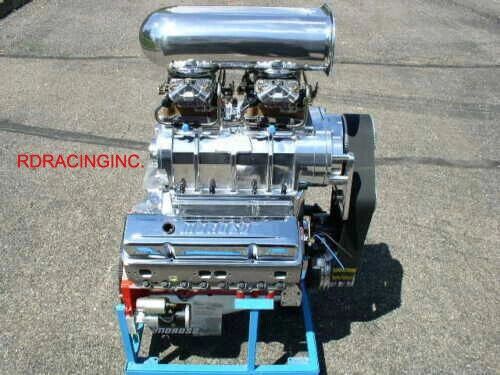 Small Block Chevy 372 Cubic Inch Blower Supercharger Motor Complete (In-Stock)