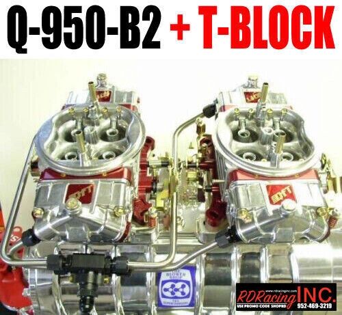 Quick Fuel 950 Cfm Blower Supercharger Carburetors Q-950-B2 With T Block