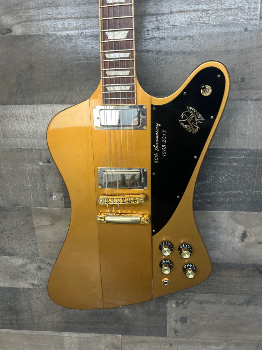 Gibson Gibson Fire bird V 50th anniversary 2013 Gold with original case ...