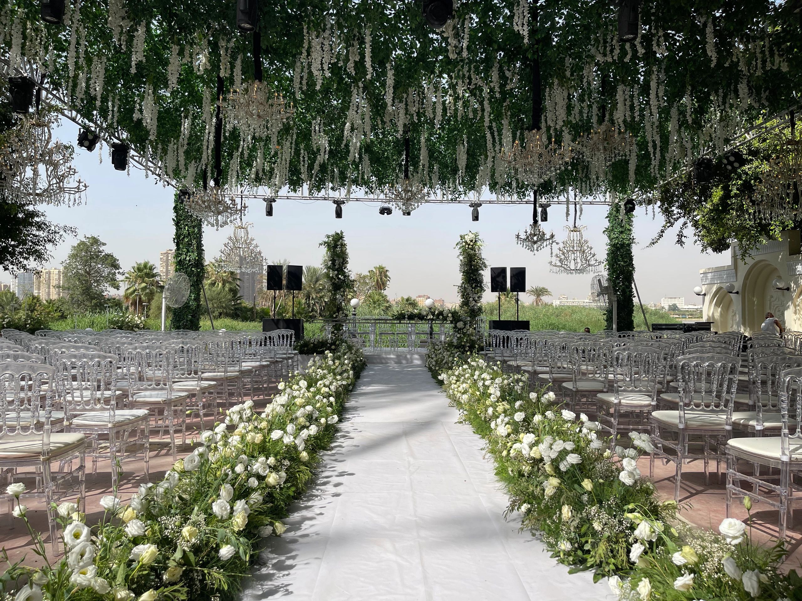 Nile Garden Wedding Alexandra & Robert's Enchanted Garden Reception