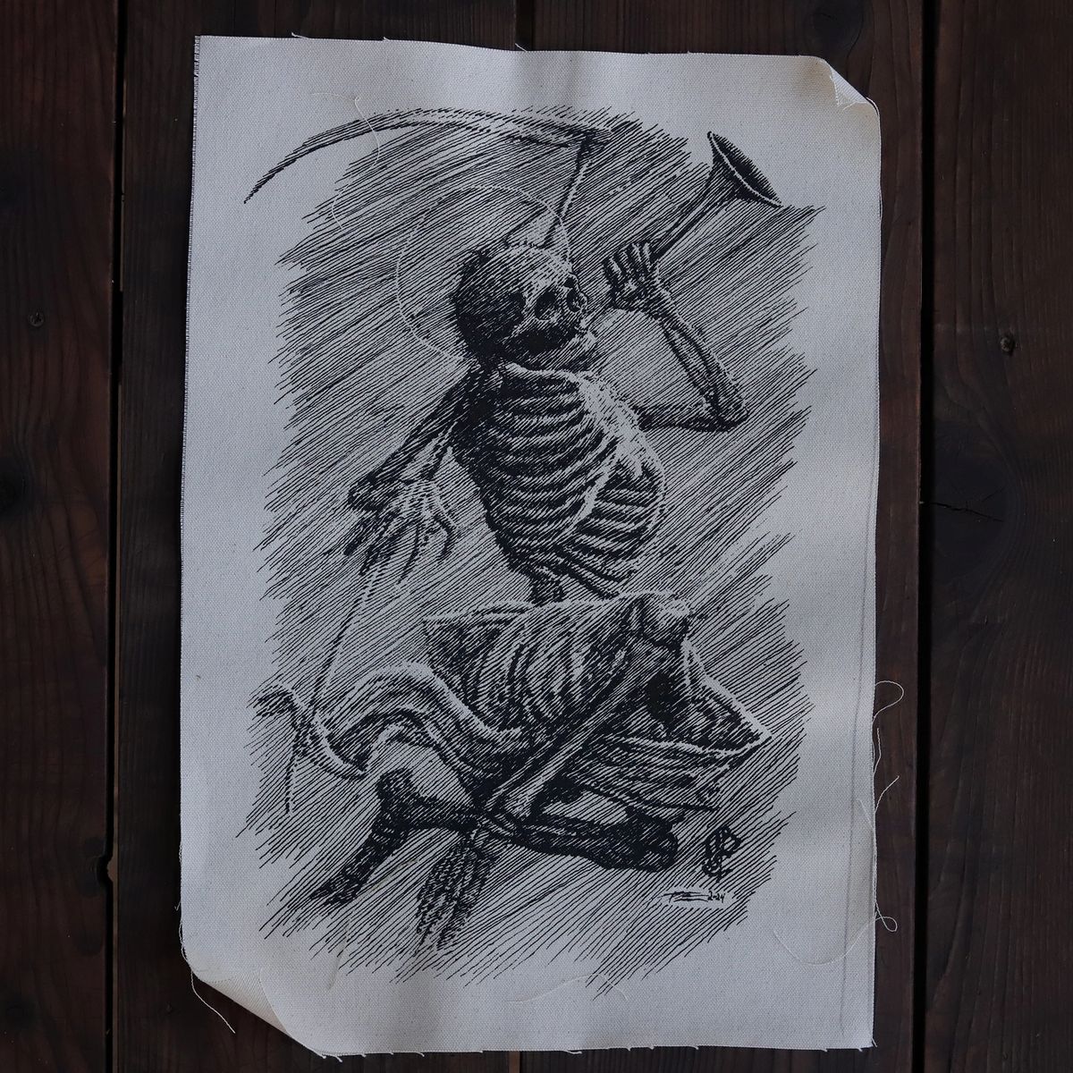 Death that Shrieks - Canvas Patch