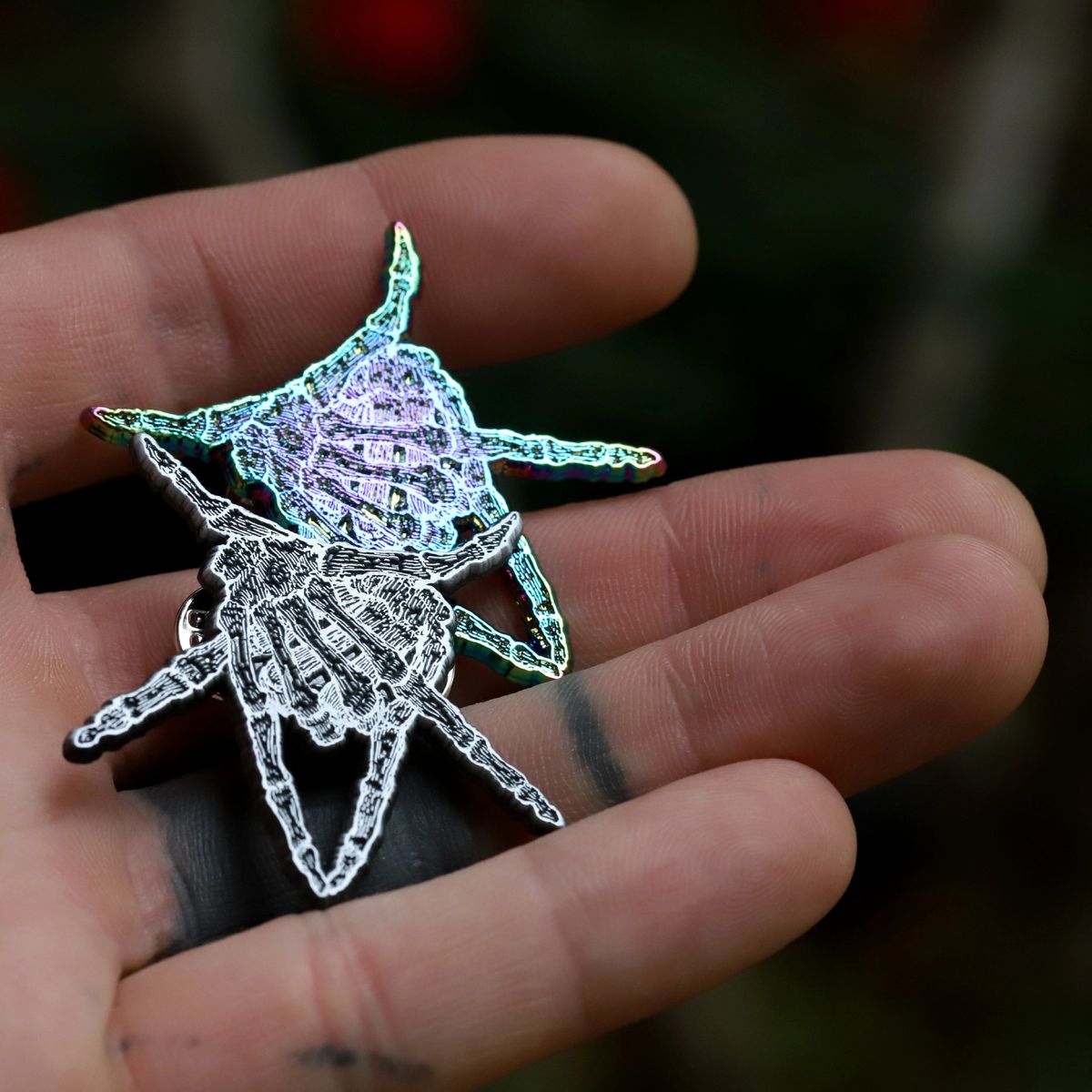 Pentagram Hands ~ Lapel Pins
