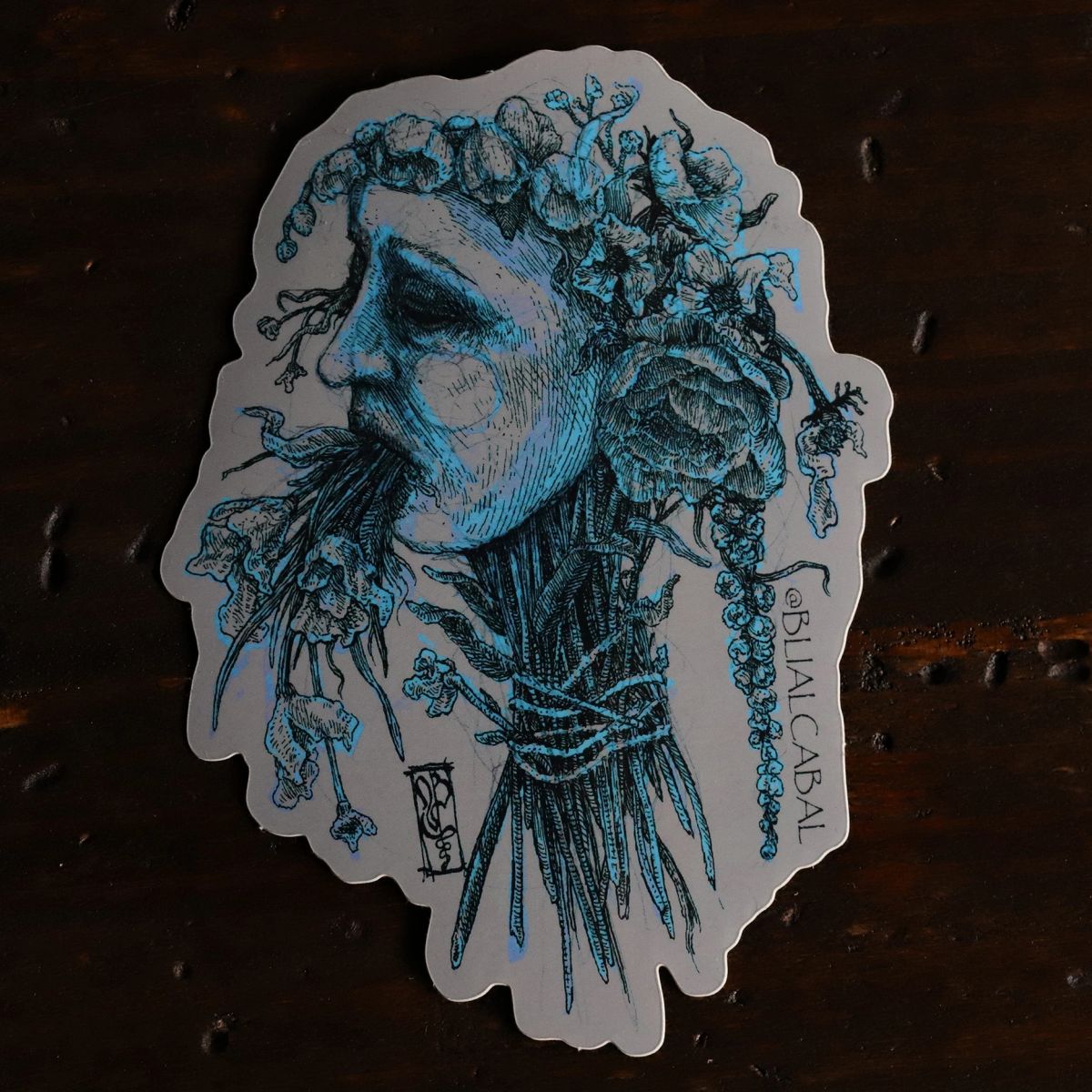 Withering - Vinyl Glossy Sticker 3.7x5"