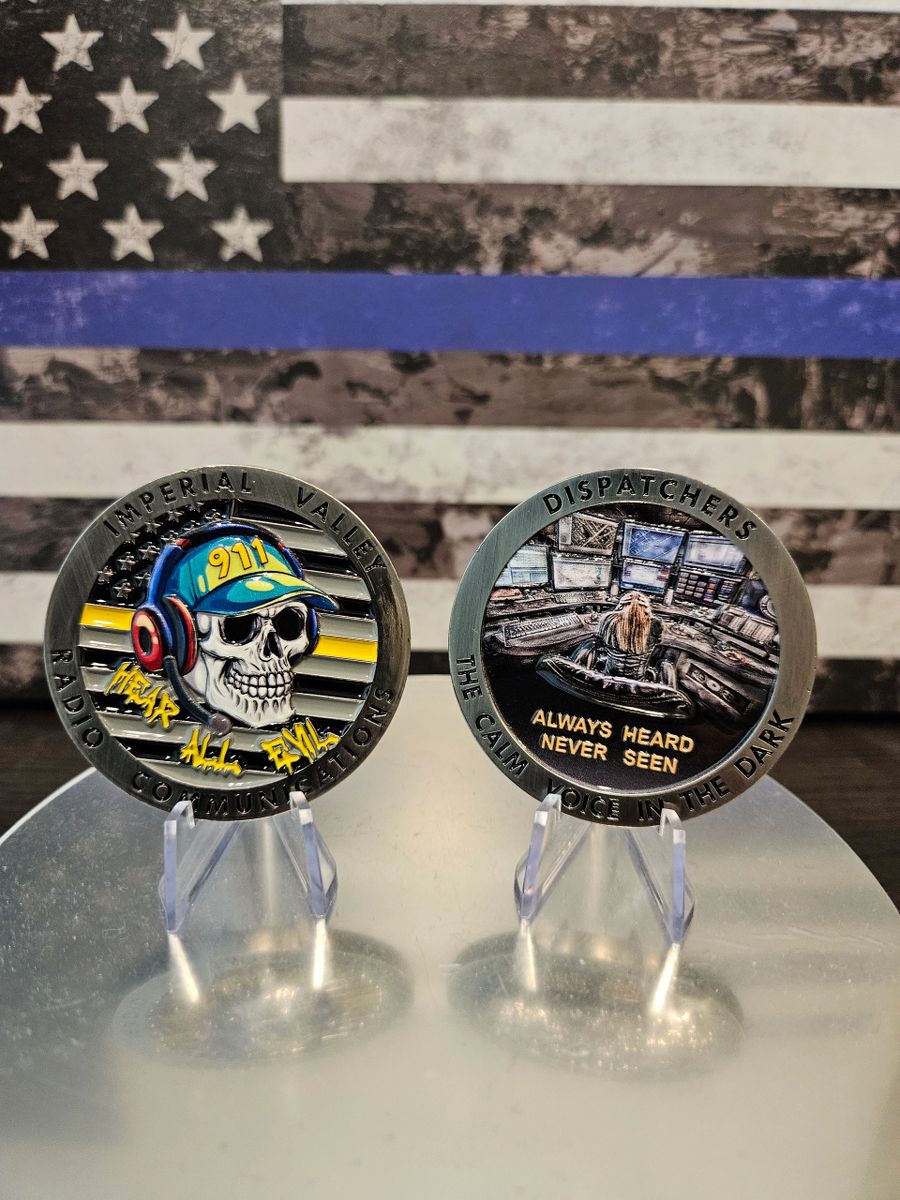 Imperial Valley 911 Dispatcher coins