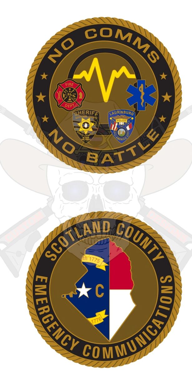 ***Pre-Sale*** Scotland County NC 911 Communications Coins