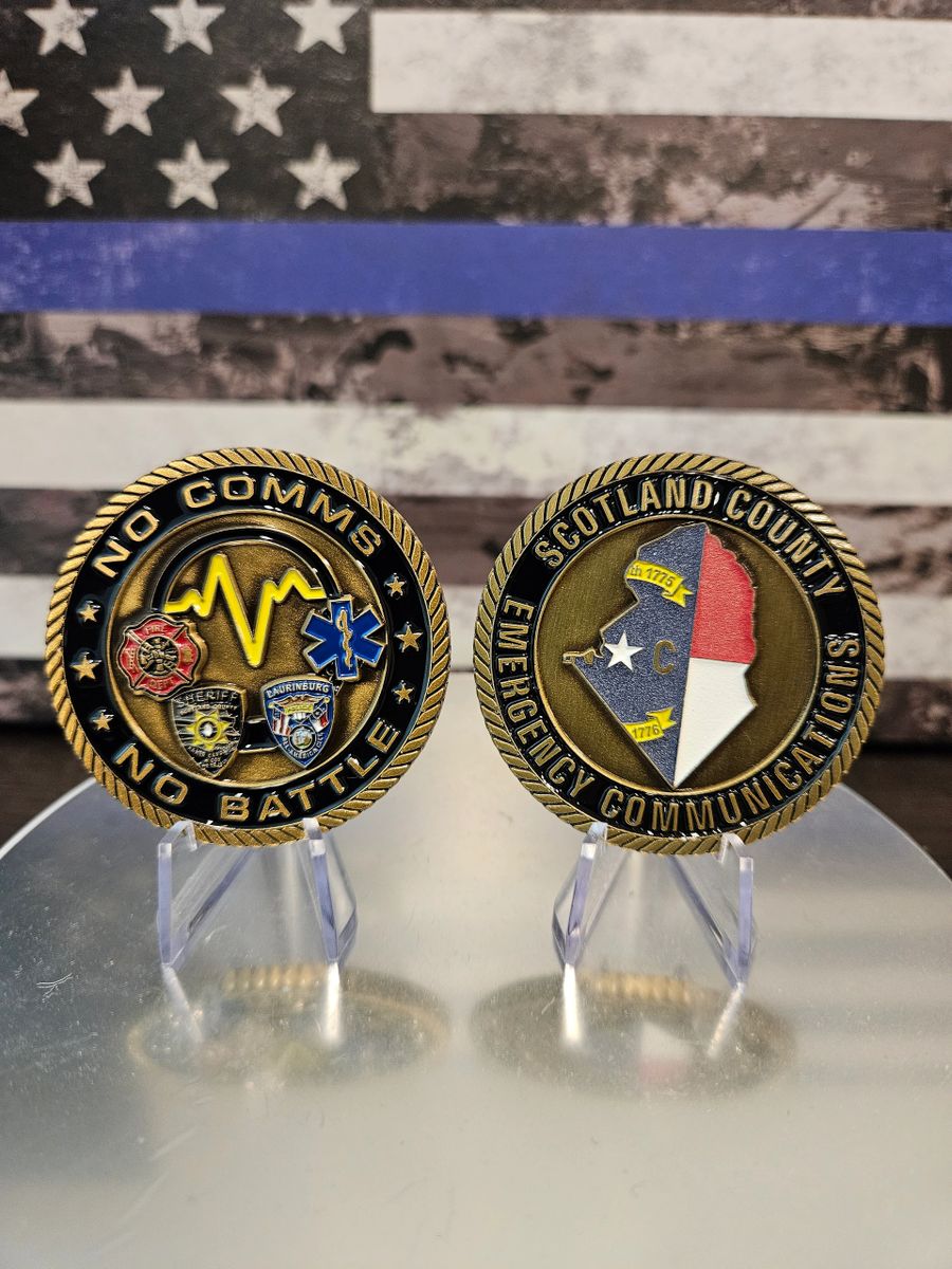 Scotland County NC 911 Communications Coins