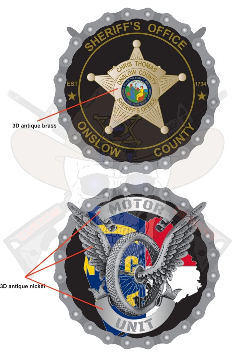 ***Pre-Sale*** Onslow County Sheriff's Office Motor Unit Coins