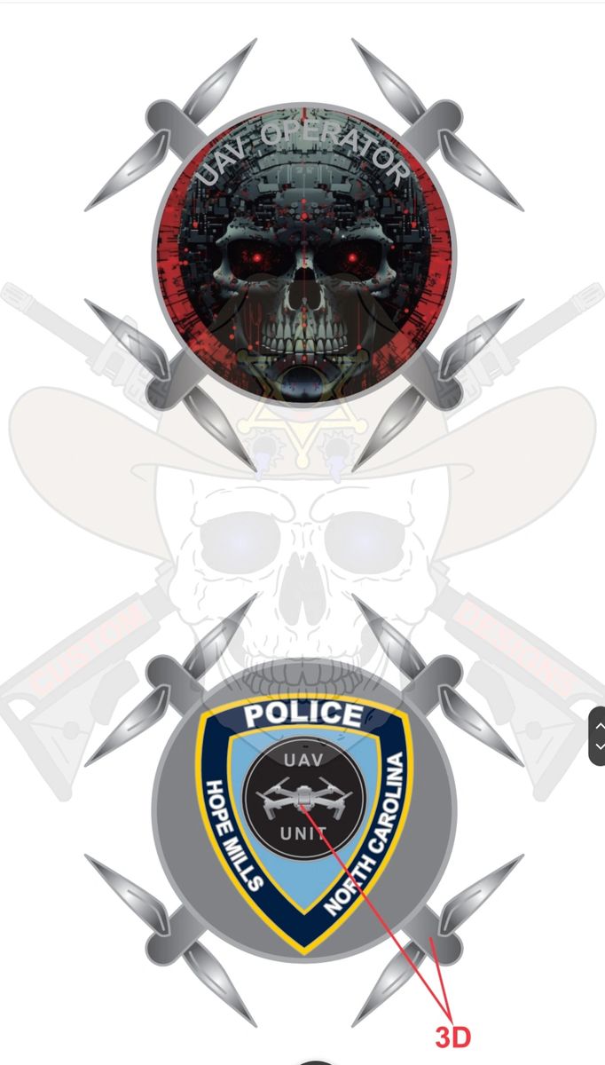 ***Pre-Sale*** HOPE MILLS PD UAV DRONE UNIT COINS