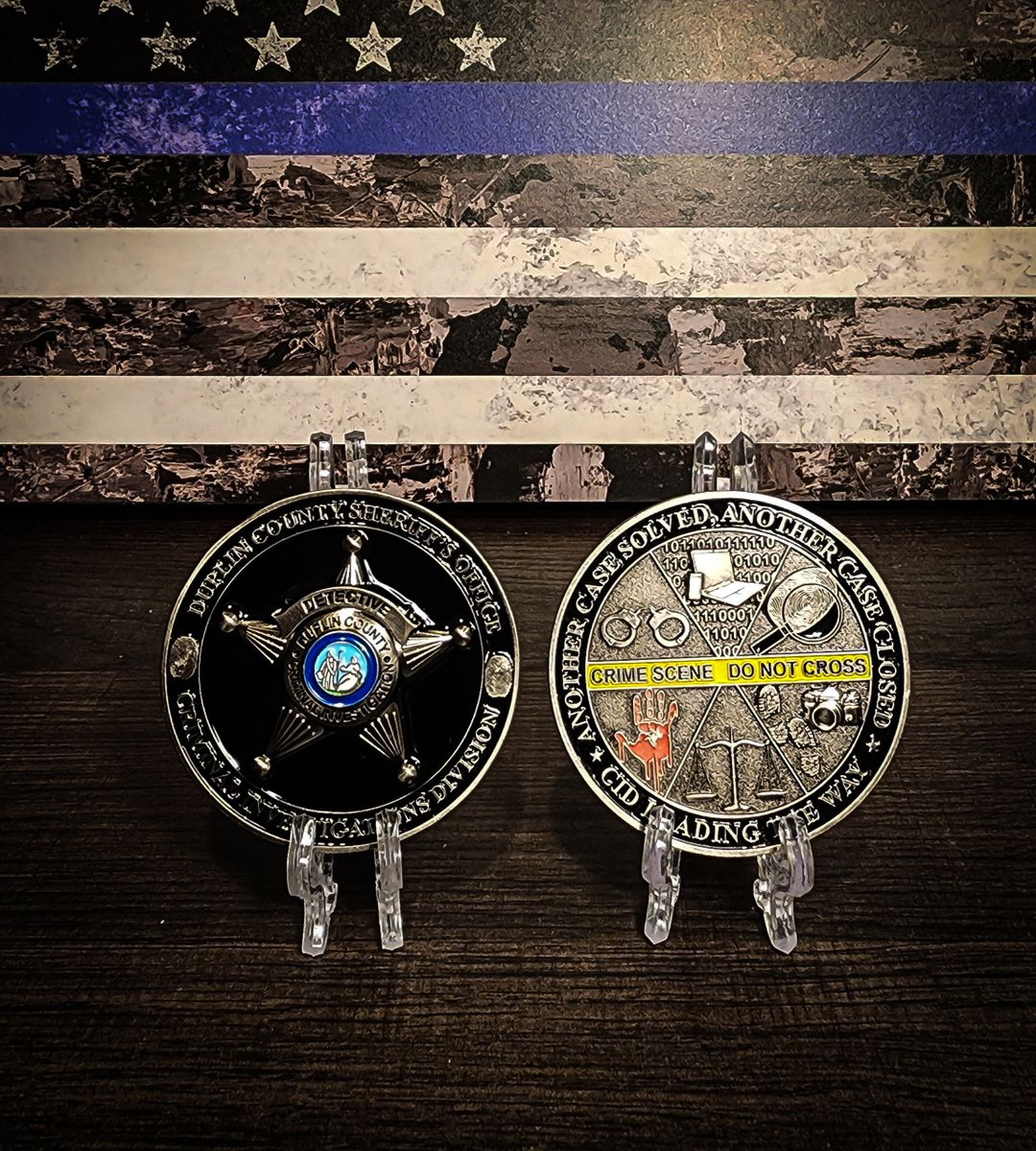 Duplin County Sheriff NC Criminal Investigations Division Coins