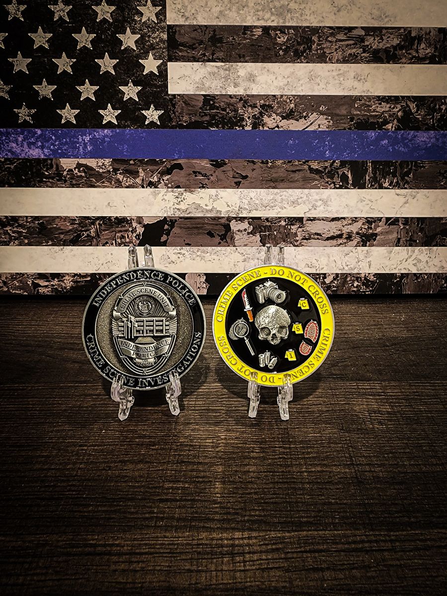 Independence PD Missouri Crime Scene Unit coins