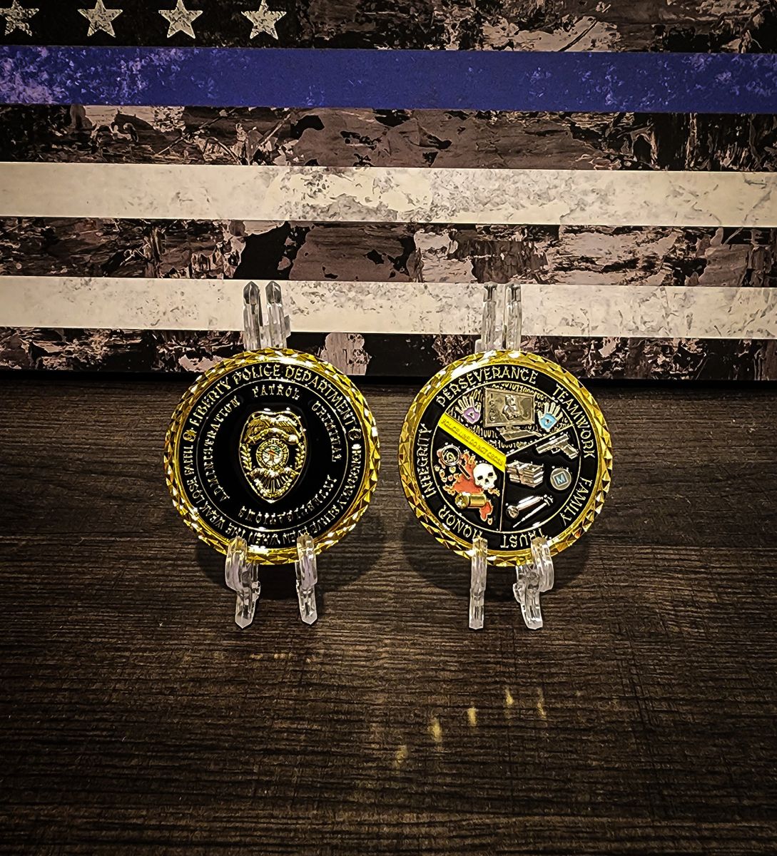 Liberty PD NC HSI ICAC Special Investigations Coins