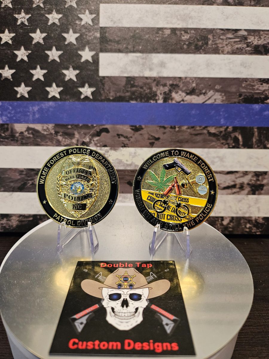 Wake Forest PD Patrol coins