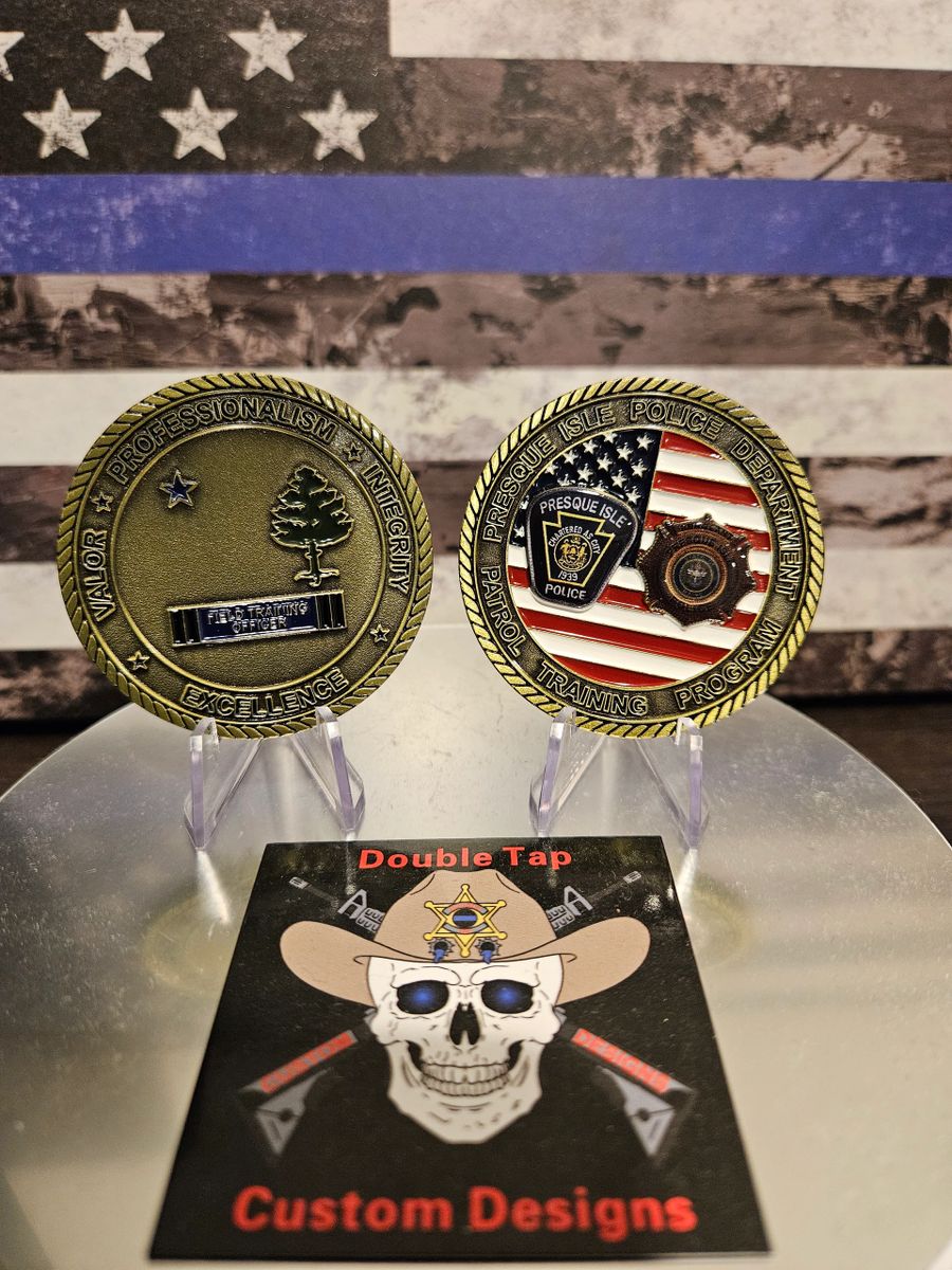 Presque Isle Police Department Maine Challenge Coins