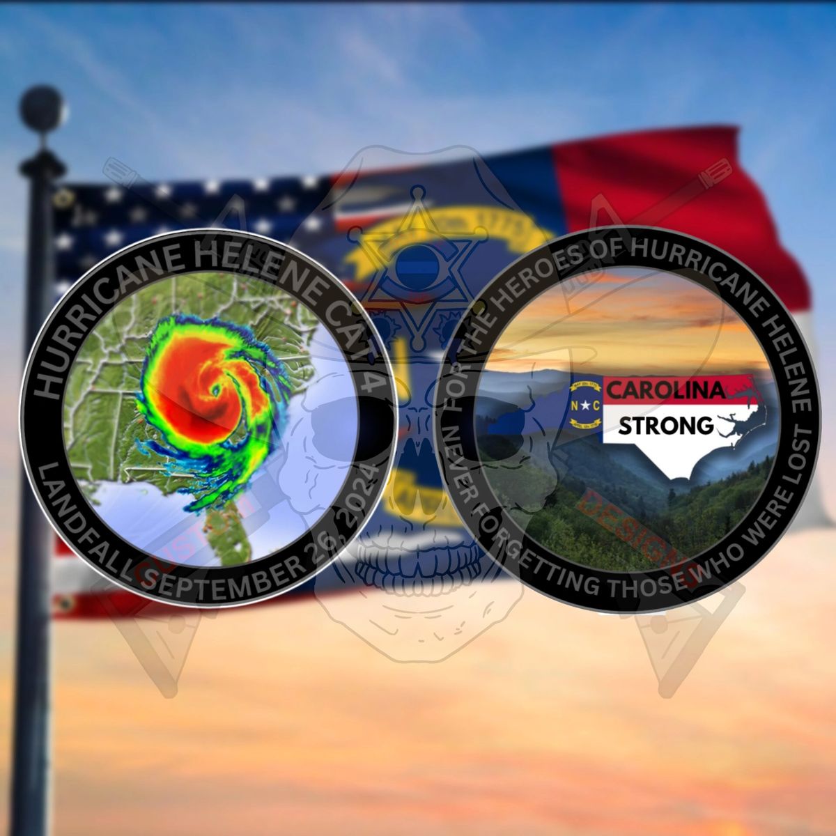 2024 Hurricane Helene First Responders Coins