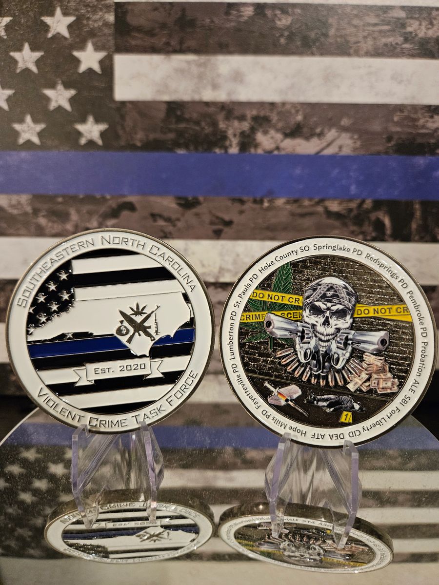 South Eastern NC Violent Crimes Taskforce Challenge Coins