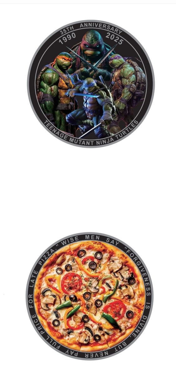 ***Pre-Sale*** TMNT 35th anniversary coins