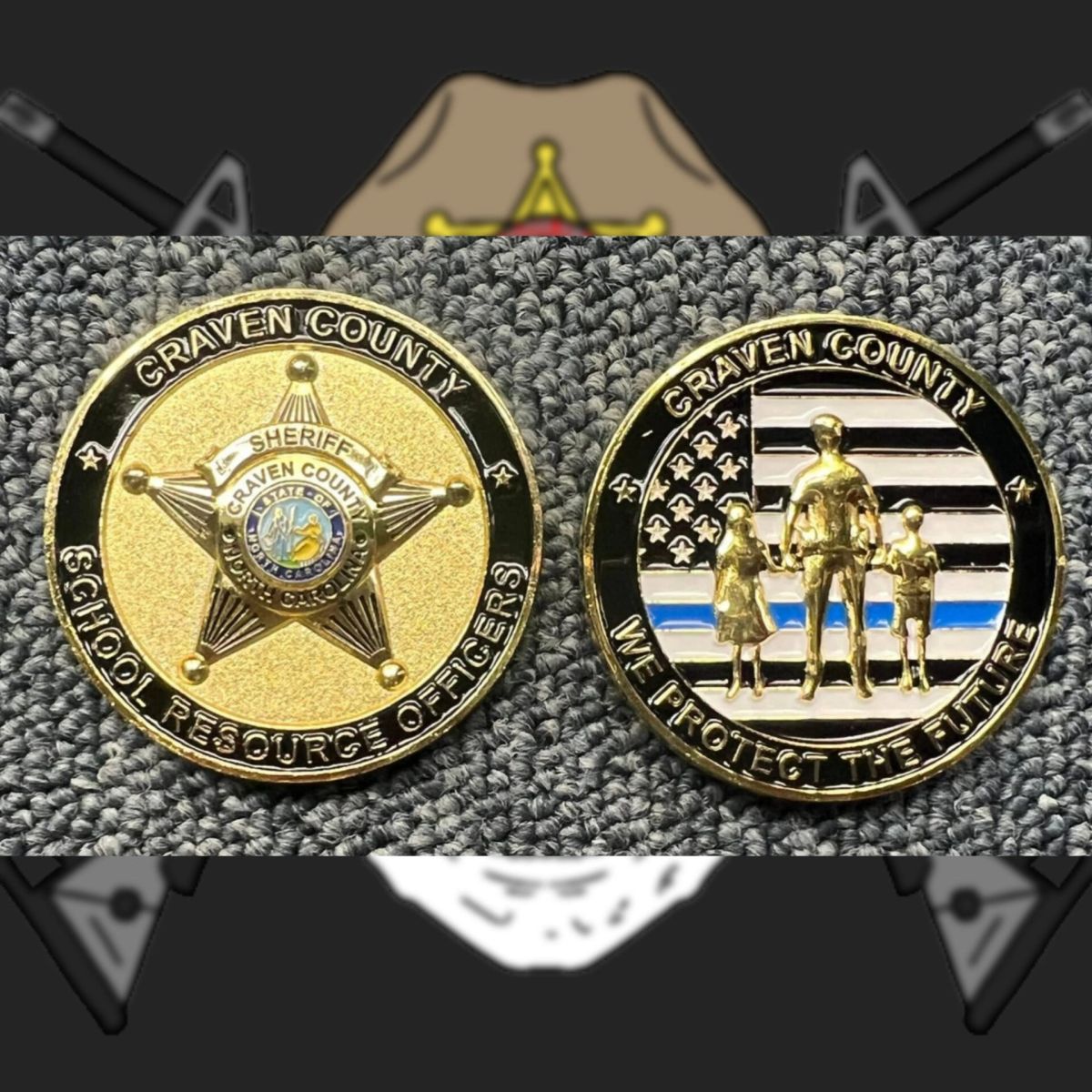 Craven County Sheriff NC SRO coins