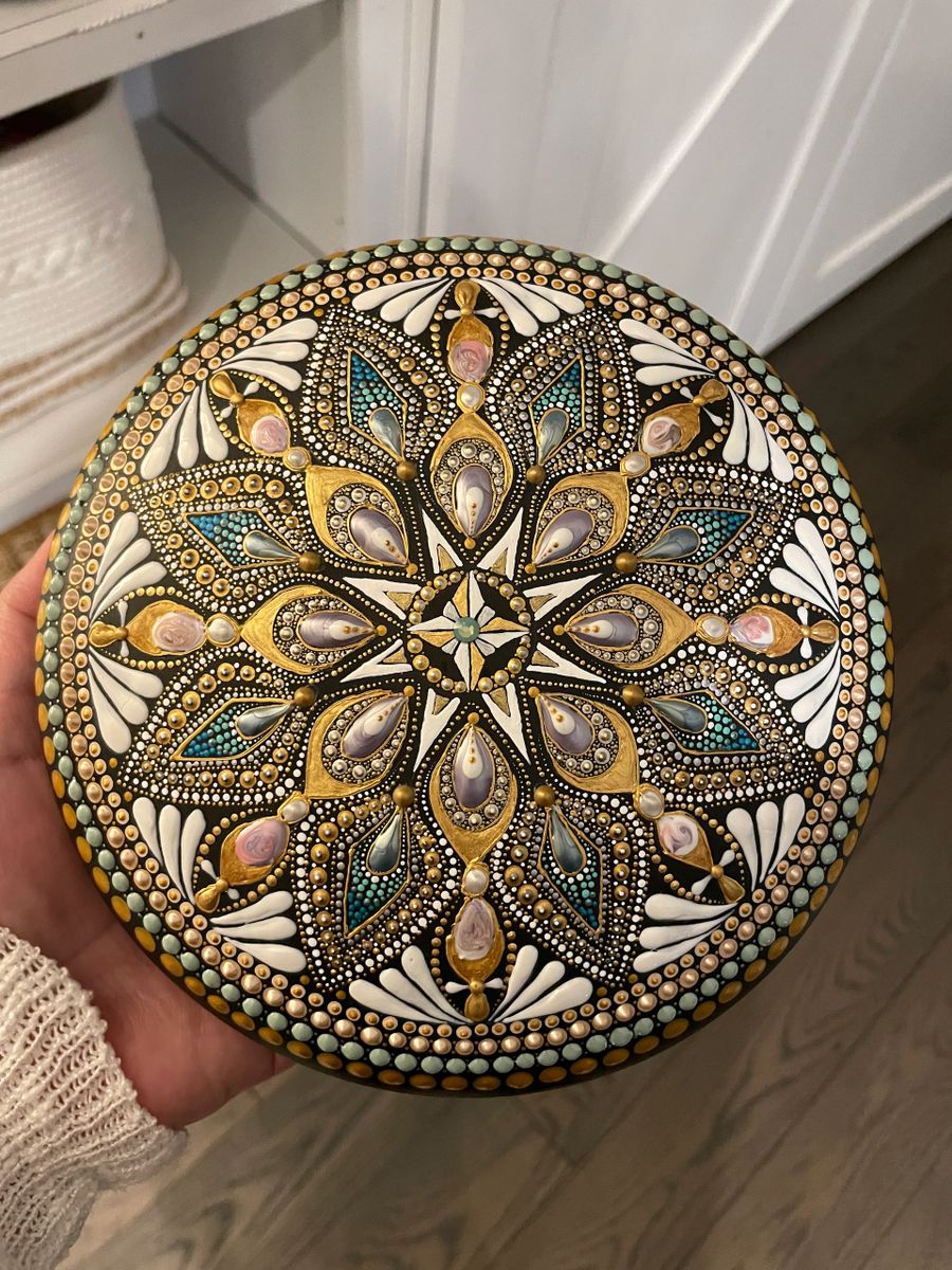 (Sold)Starburst art stone