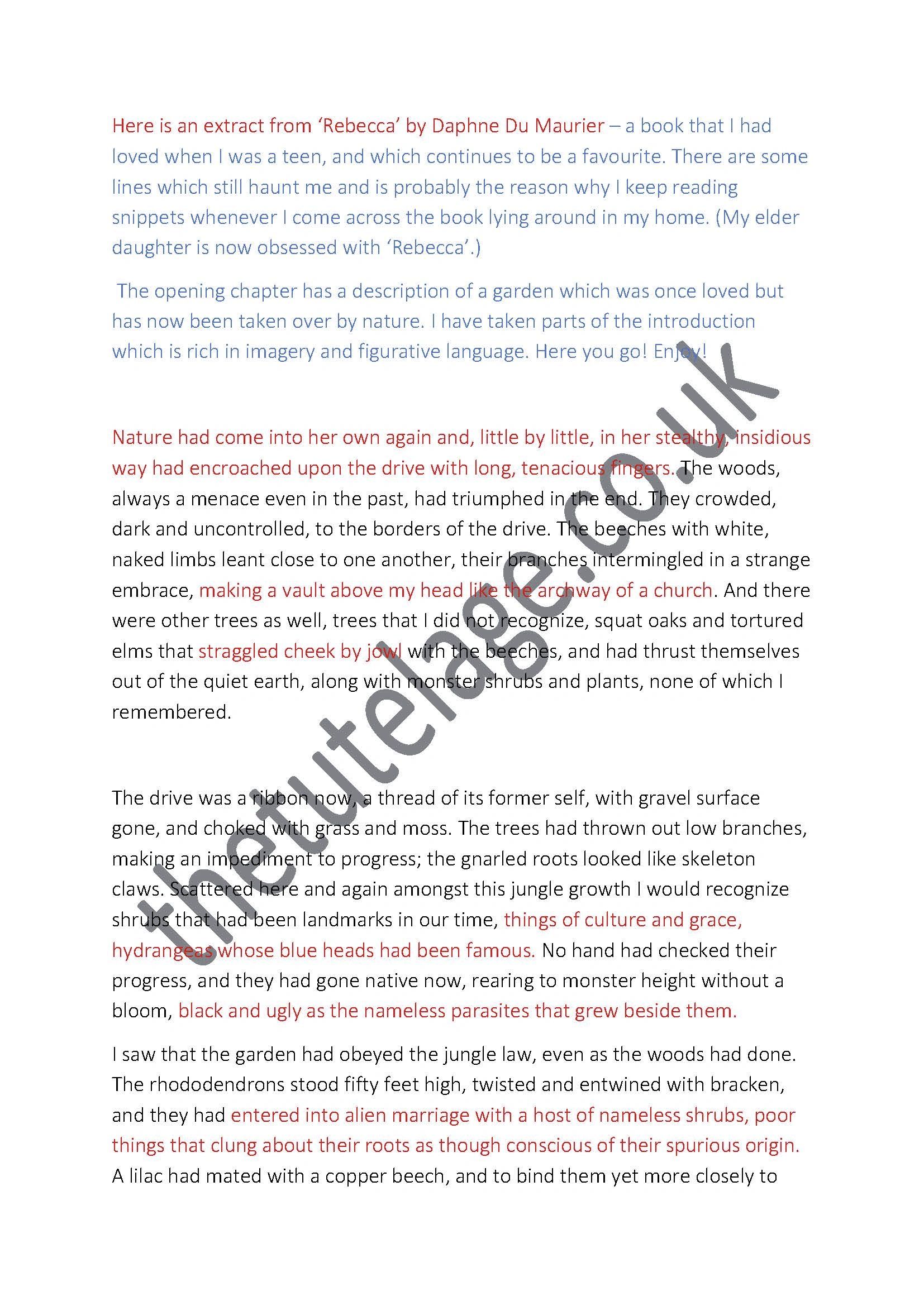 Rebecca - by Daphne du Maurier