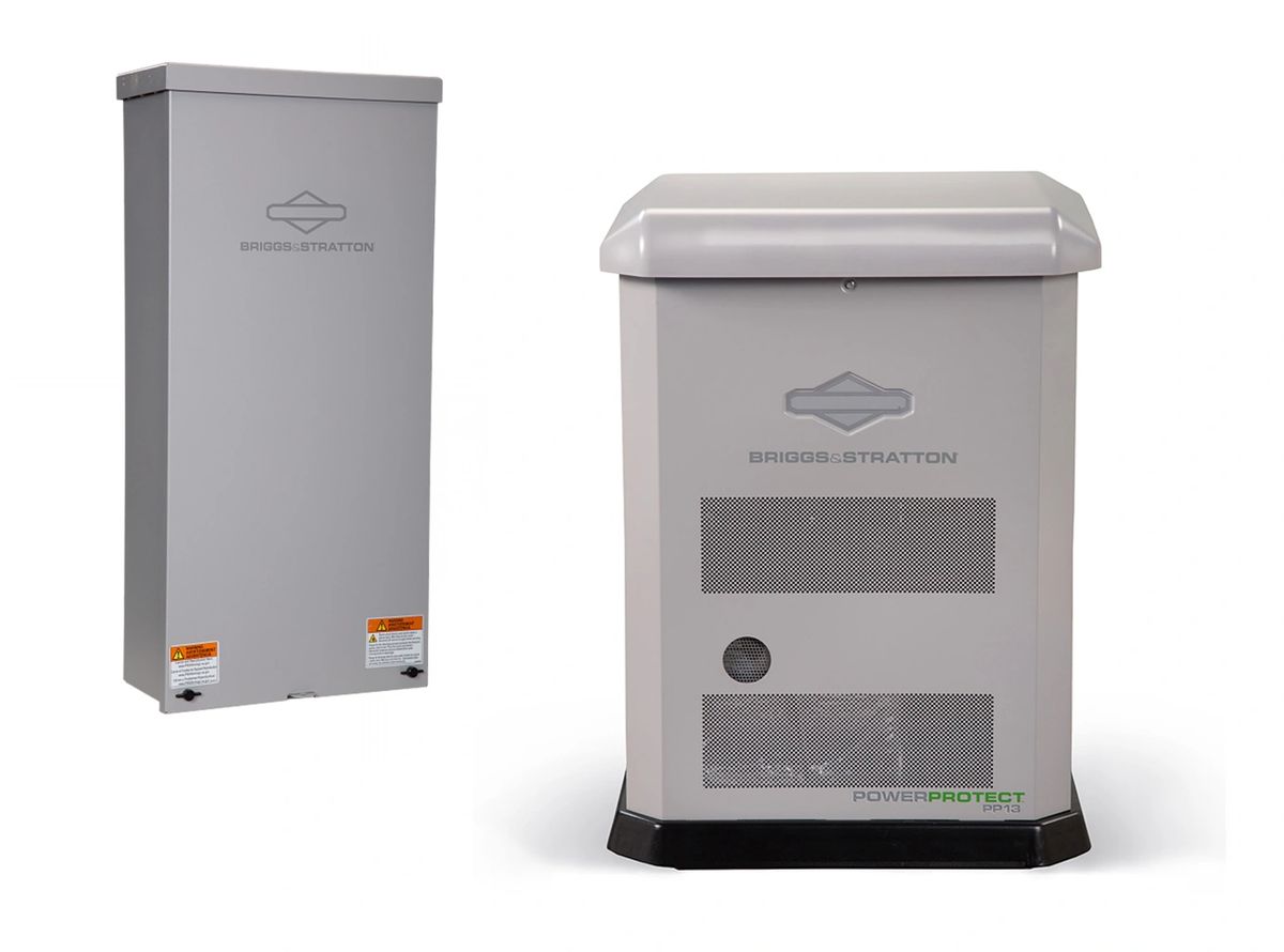 PowerProtect™ 13kW w/ 200 Transfer Switch Home Standby Generator